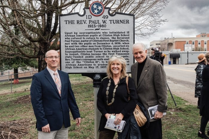 Rev. Paul Turner Historical Marker unveiled - First Baptist Church Clinton